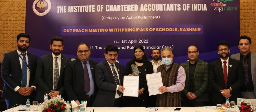 ICAI signs MoU with DSEK to promote Commerce education - Voice of Valley